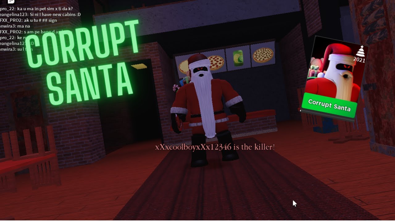 *NEW* Corrupt Santa Gameplay Roblox Survive The Killer - YouTube