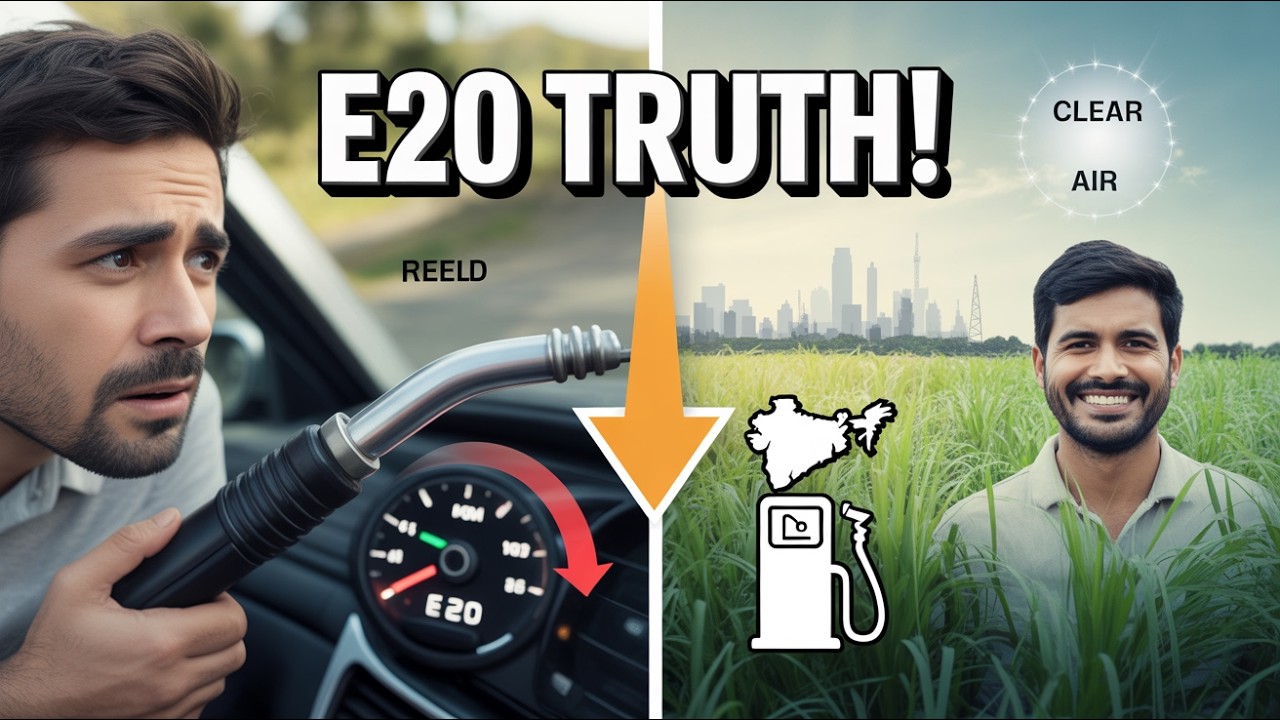 E20 Petrol Explained: Truth About Ethanol Blended Fuel in India - YouTube