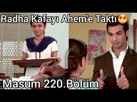 Masum 220.Bölüm- Radha Kafayı İyice Ahem'e Taktı. Herşey Raşi'nin Yüzünden.