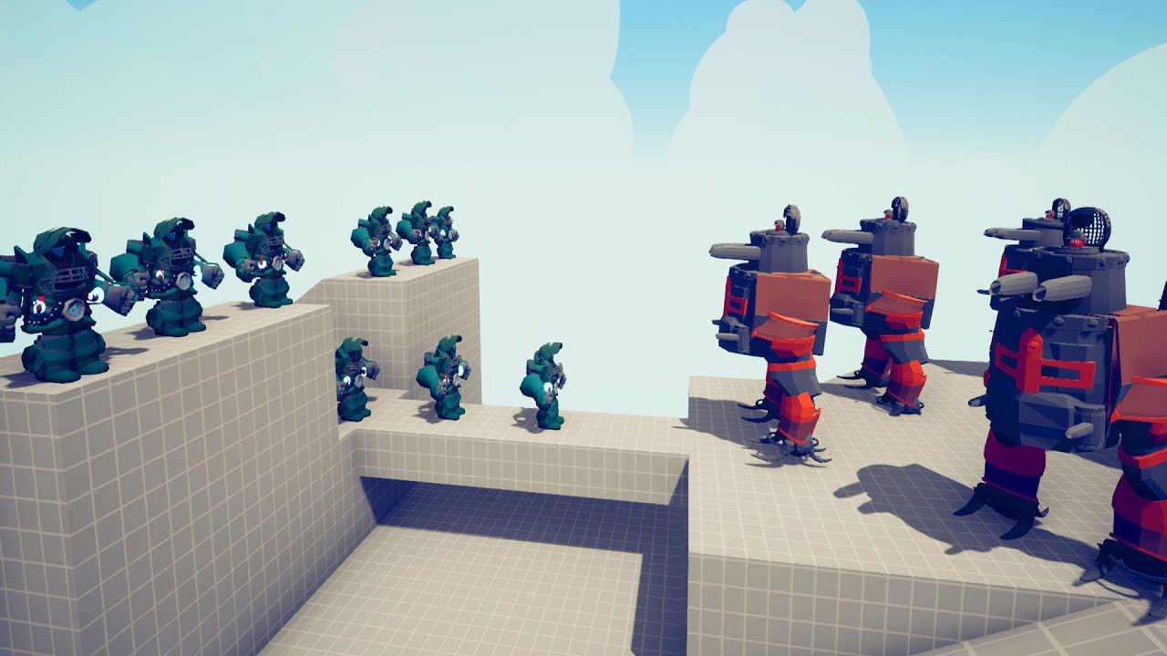 DESERT WALKER vs MECH JUGGERNAUT - Totally Accurate Battle Simulator ...
