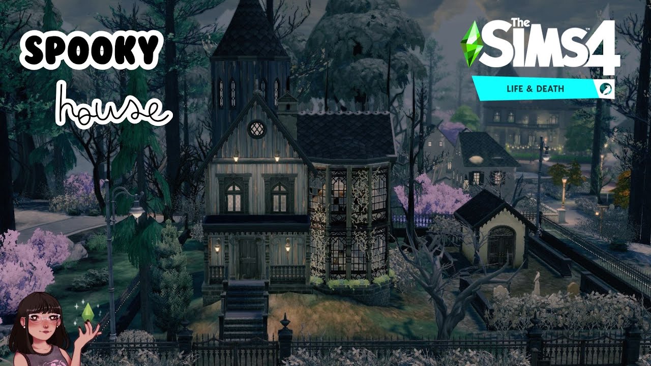 SPOOKY HOUSE - THE SIMS 4 SPEED BUILD - YouTube