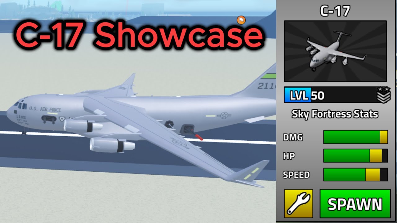 New C-17 Airplane Showcase | Military Tycoon - YouTube