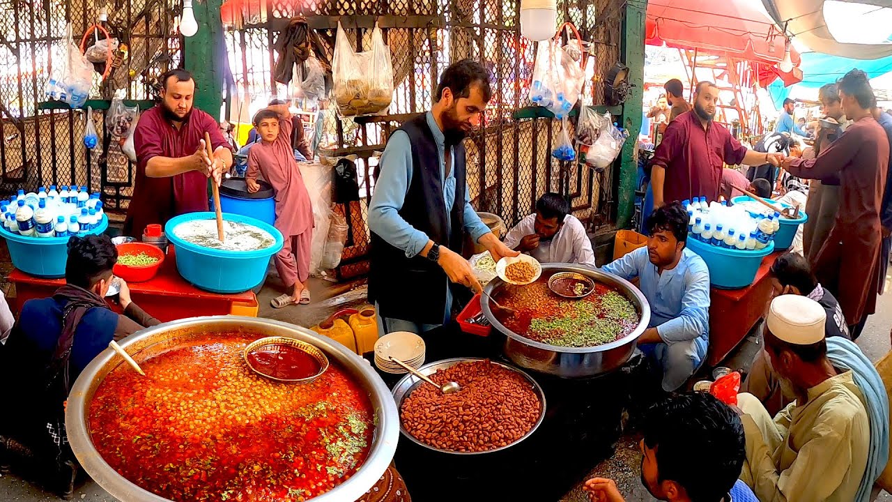 Traditional Street food of hot weather in Afghanistan | Cold Lassi ...