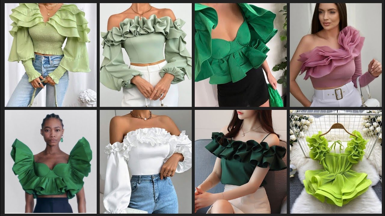 Decent & Excellent floral printed top blouses designs ideas with ...