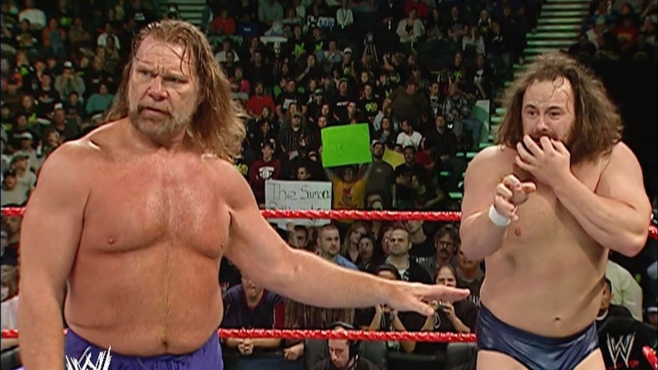Umaga vs "Hacksaw" Jim Duggan & Eugene — Handicap Match: WWE Raw ...