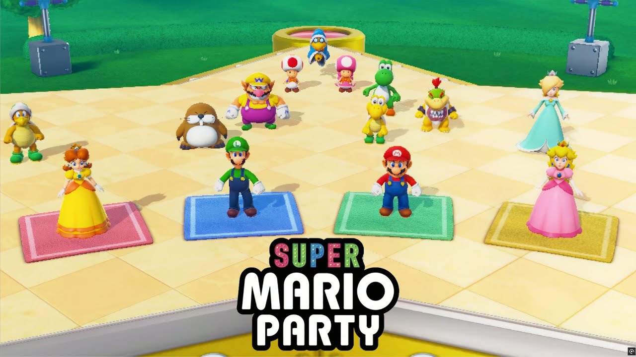 Super Mario Party | Whomp's Domino Ruins Full Gameplay FHD | Episode 01 ...