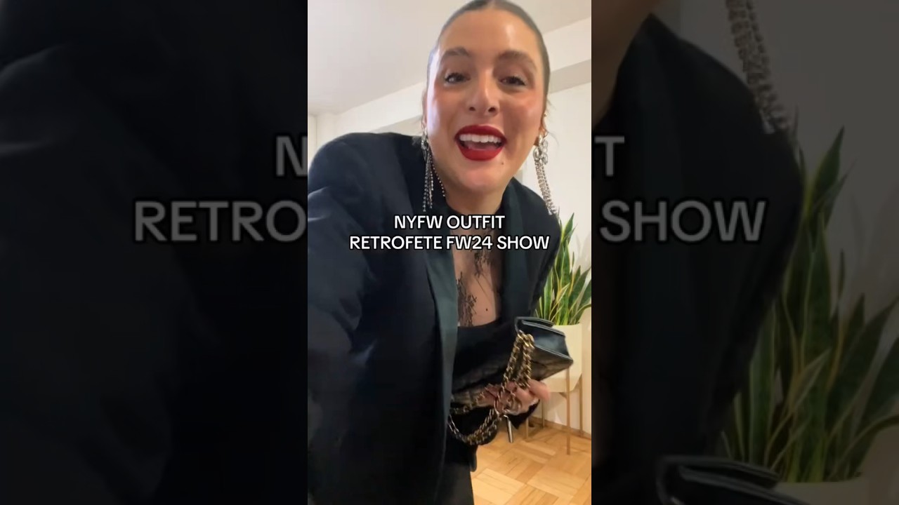 New York Fashion Week Outfit for Retrofete FW24 Show 💫 - YouTube