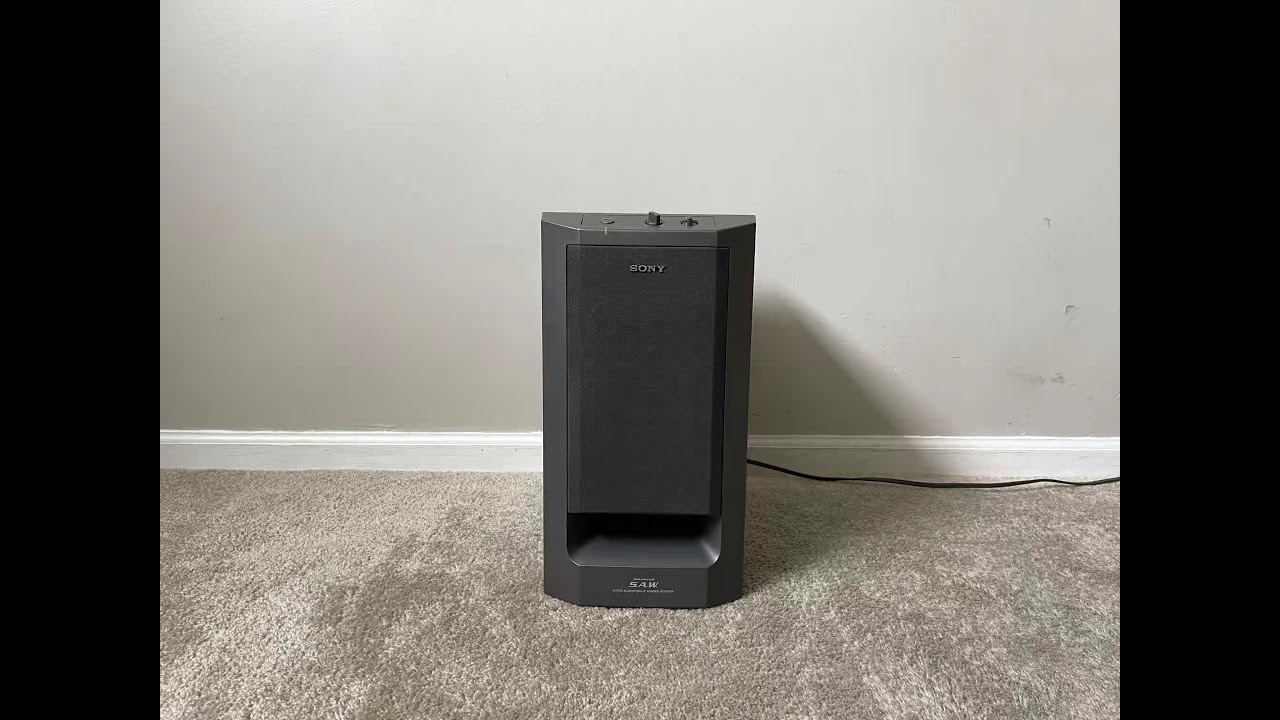 Sony SA-WMS230 Home Theater Powered Active Subwoofer - YouTube