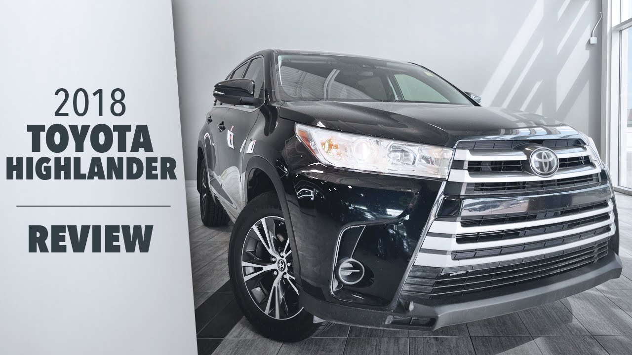 2018 Toyota Highlander LE - YouTube
