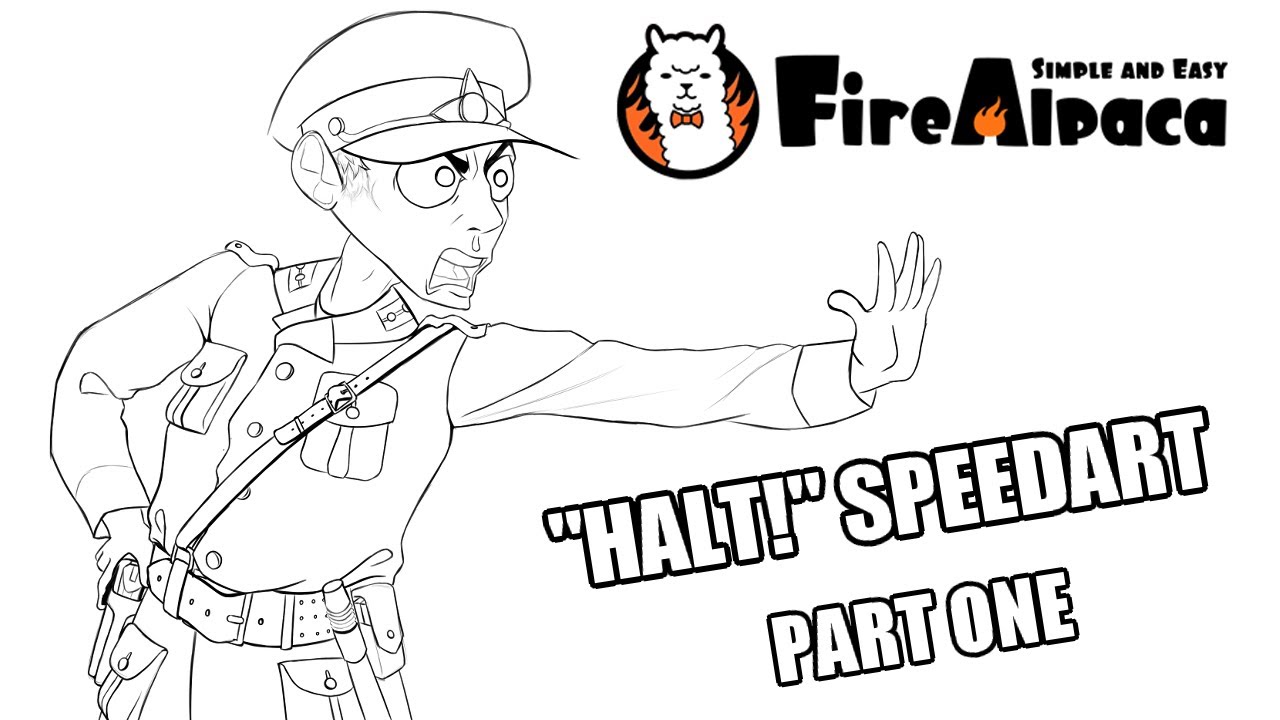 DRAWING A FANTASY OFFICER IN FIREALPACA! - FireAlpaca SPEEDART ...