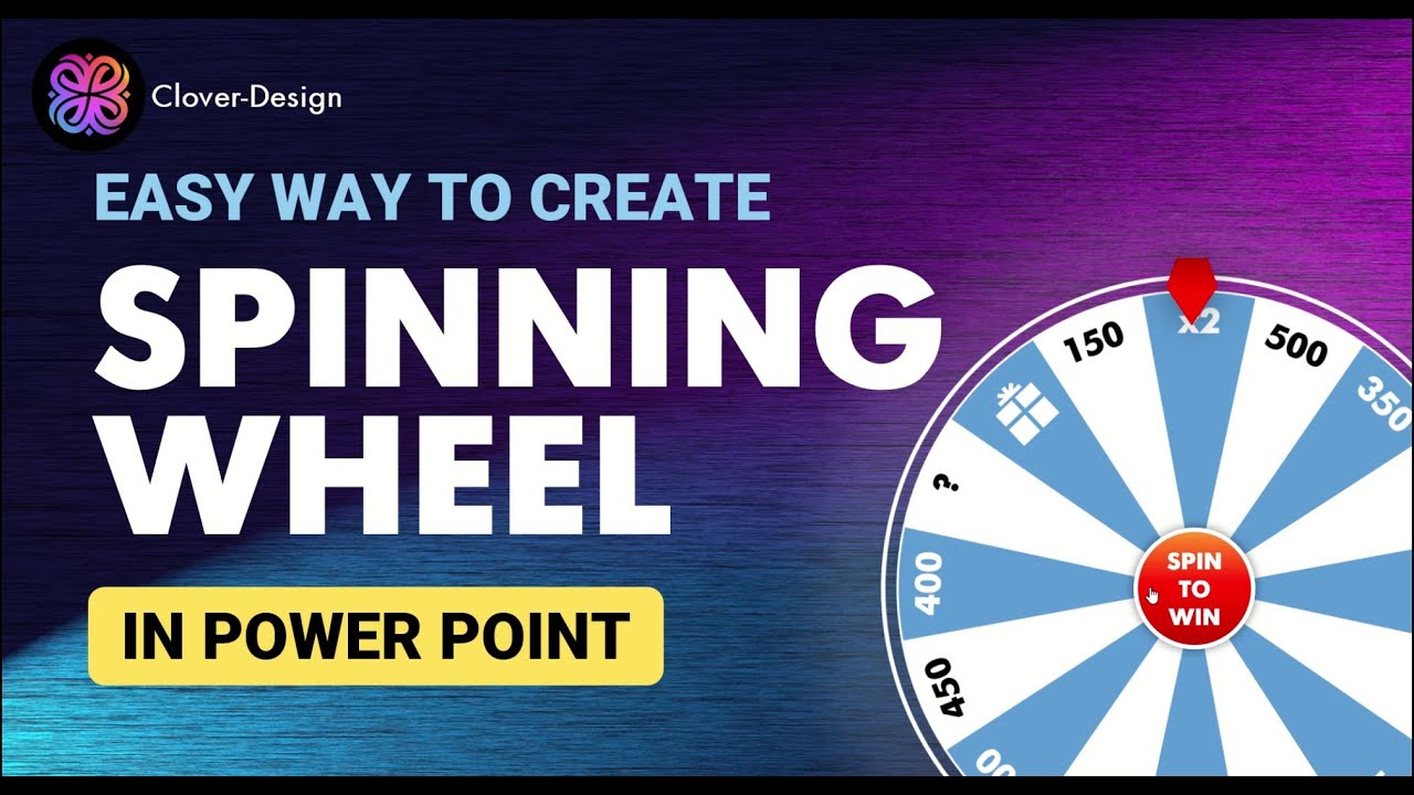 Watch Me Make A Spinning Wheel In PowerPoint In Just Seconds YouTube Watch Me Make A Spinning Wheel In PowerPoint In Just Seconds YouTube