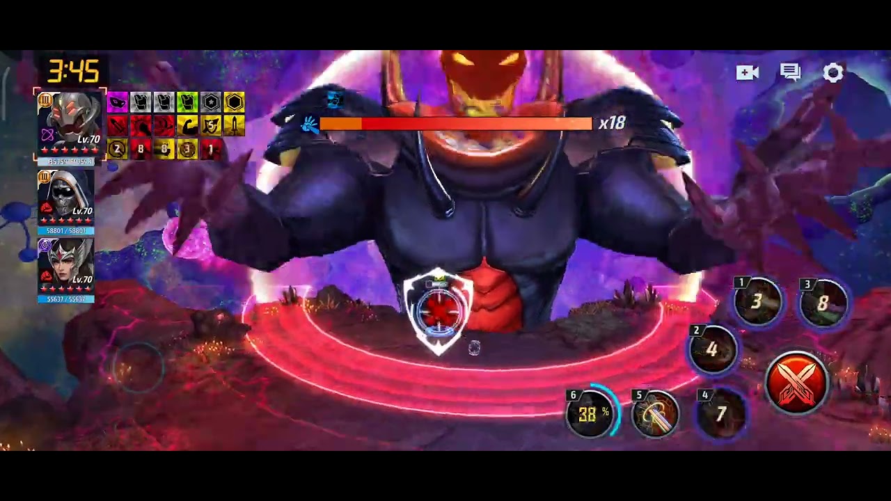 Marvel Future Fight - T3 Infinity Ultron - Dormammu GBR Solo - Obelisk ...