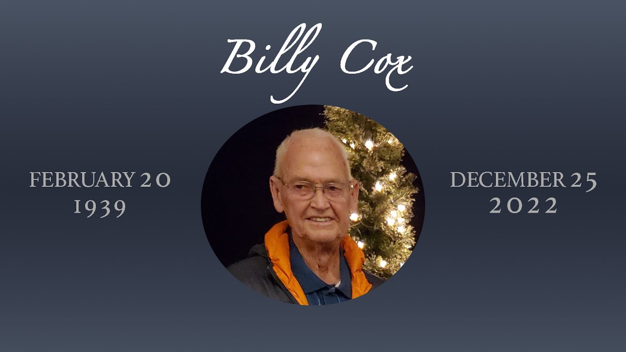 Billy Cox Memorial Service - YouTube
