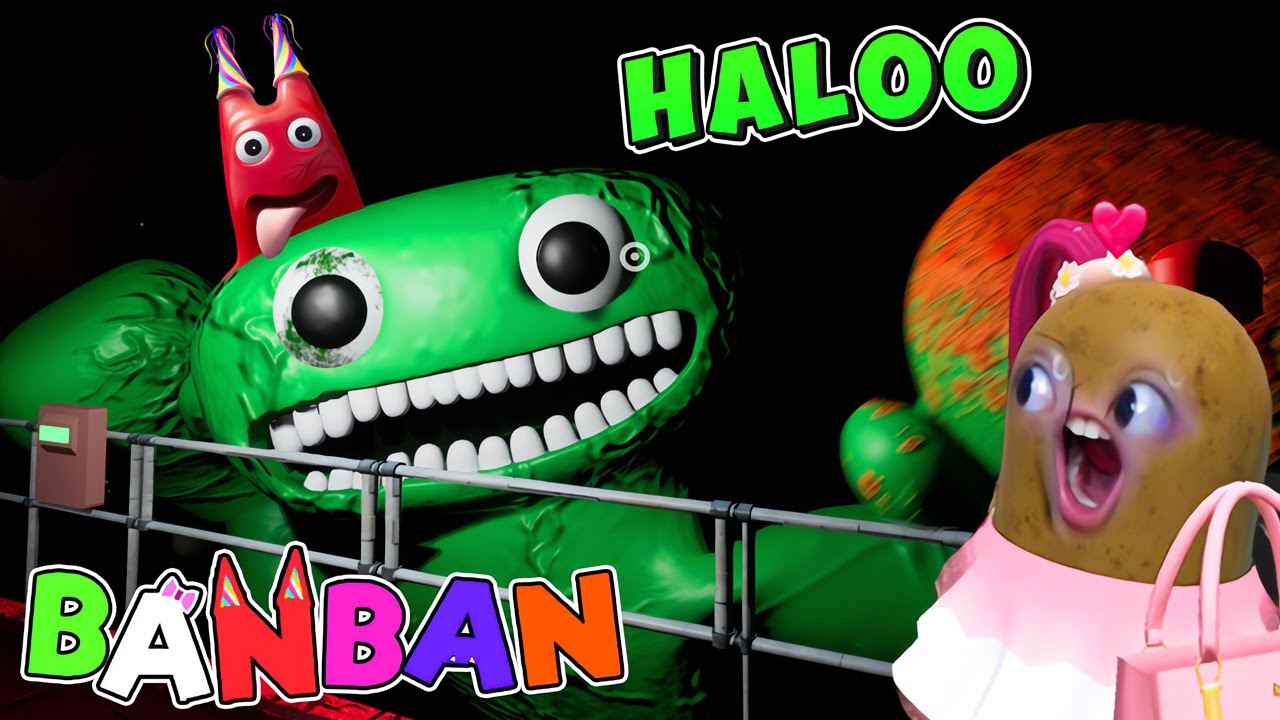 MOMON MASUK ke TAMAN BERMAIN ANGKER PENUH DENGAN MONSTER BANBAN feat ...