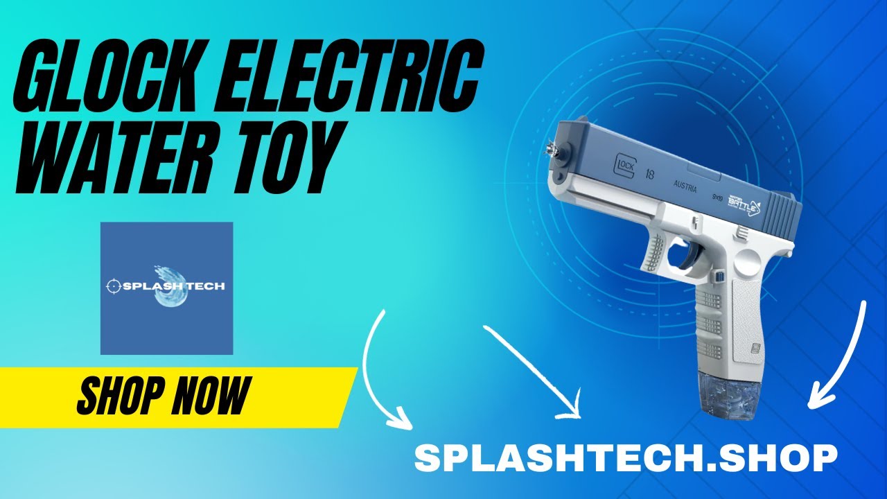 Splash Tech - Glock Electric Water Toy Gun - YouTube