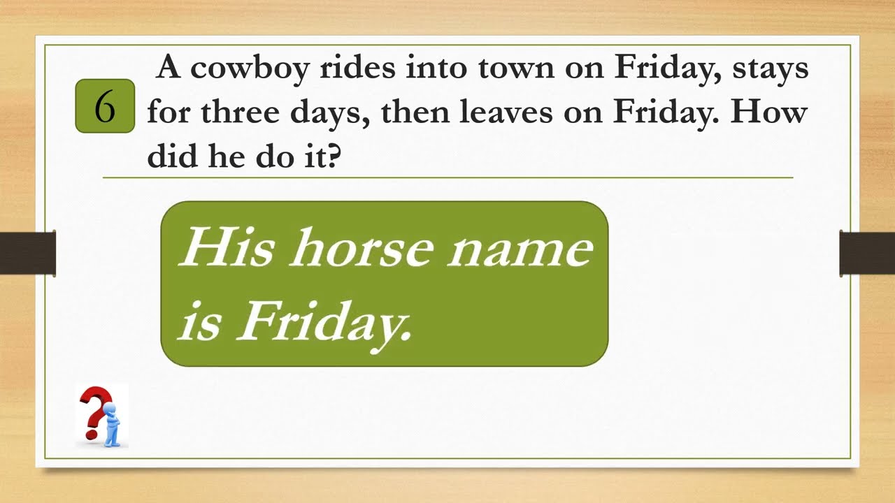 RIDDLES AND BRAIN TEASERS || LET'S HAVE FUN - THINK AND SOLVE FOR KIDS ...
