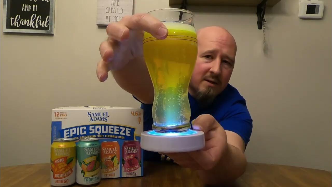 Sam Adams Epic Squeeze variety pack beer review - YouTube