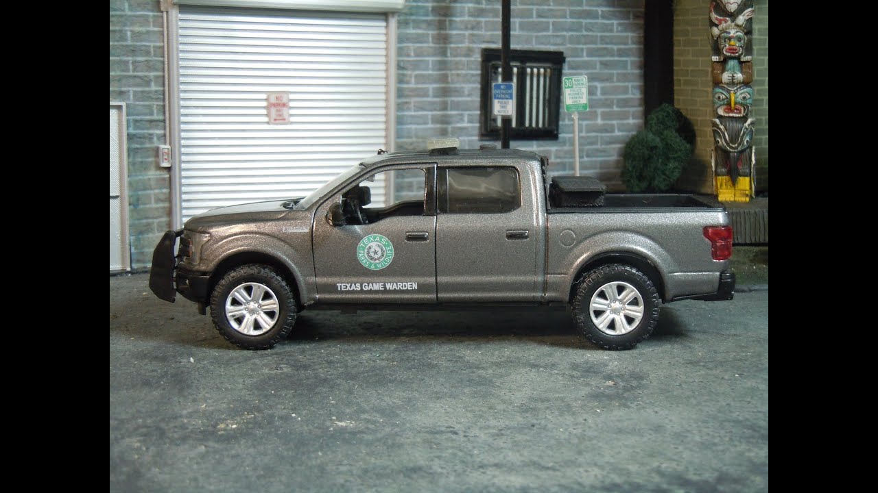 Texas State Police Game Warden 1/24 scale Ford F150 with lights. - YouTube