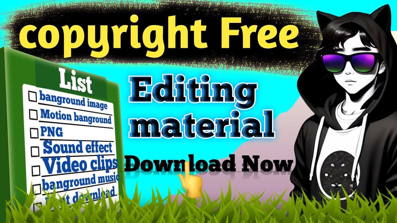 How to download High-quality Editing Materials for youtube video ...