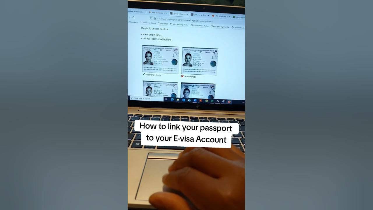 How to Link your Passport to your Evisa Account - YouTube