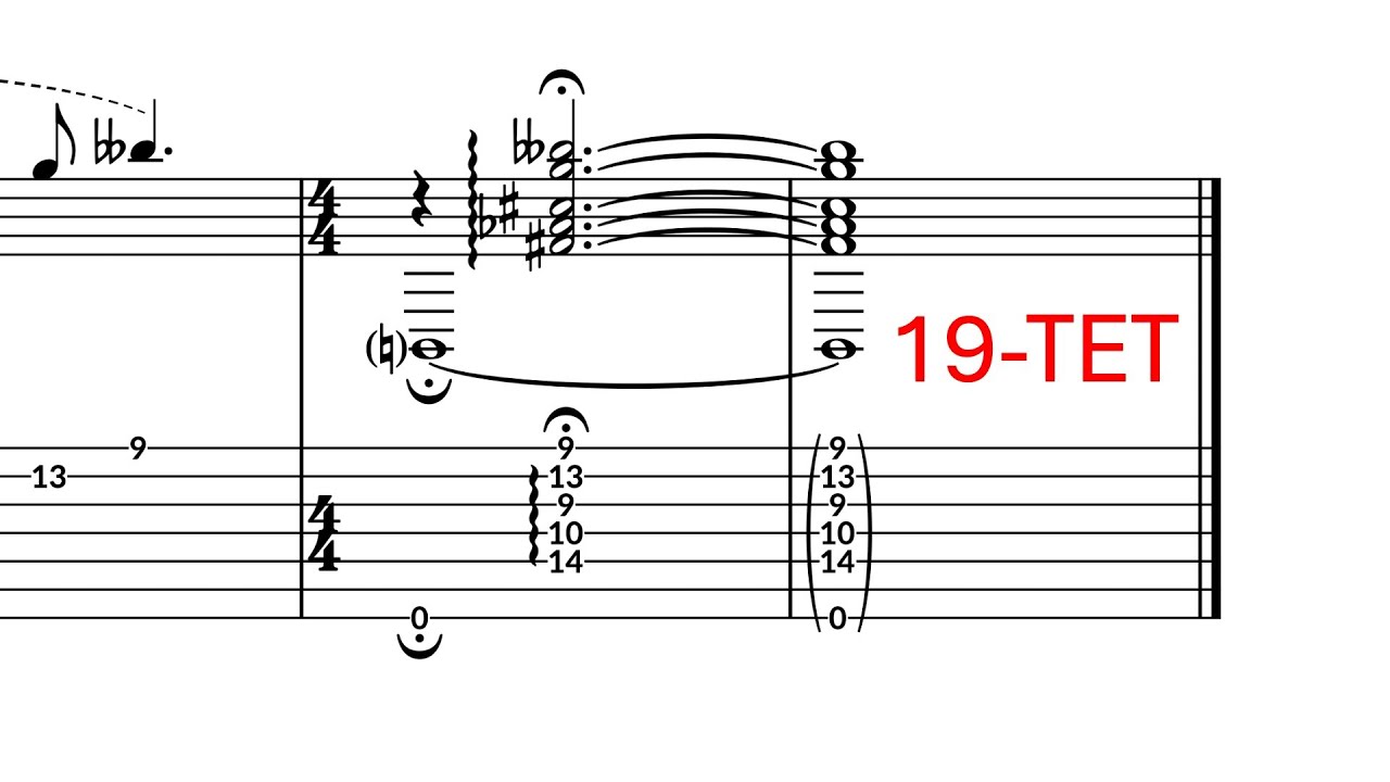 Some Shallow Thoughts on "Form Logic" (Sononym) 19-TET transcription ...
