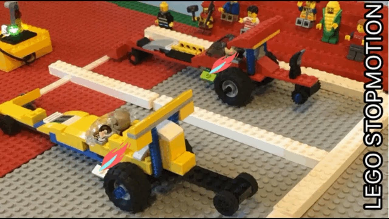 LEGO Stopmotion: Drag Racing - YouTube