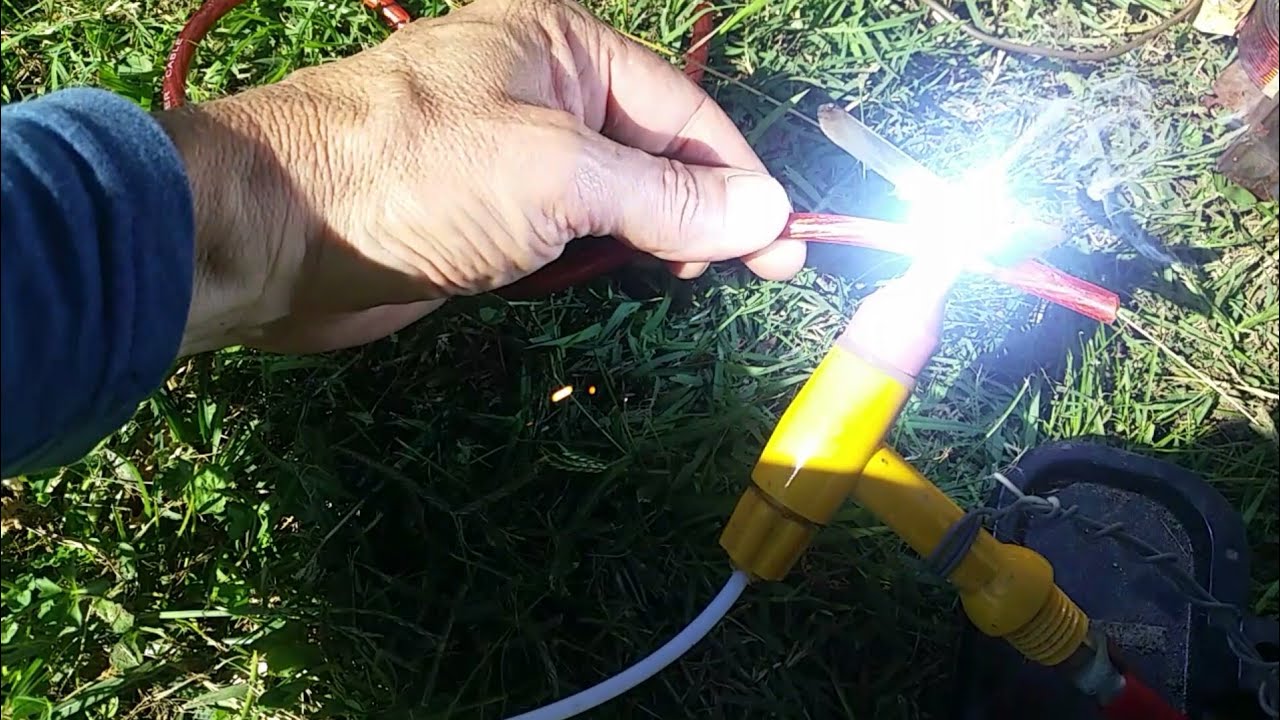 TIG weld with Solar Panels & MOT, no welder machine!!! - YouTube