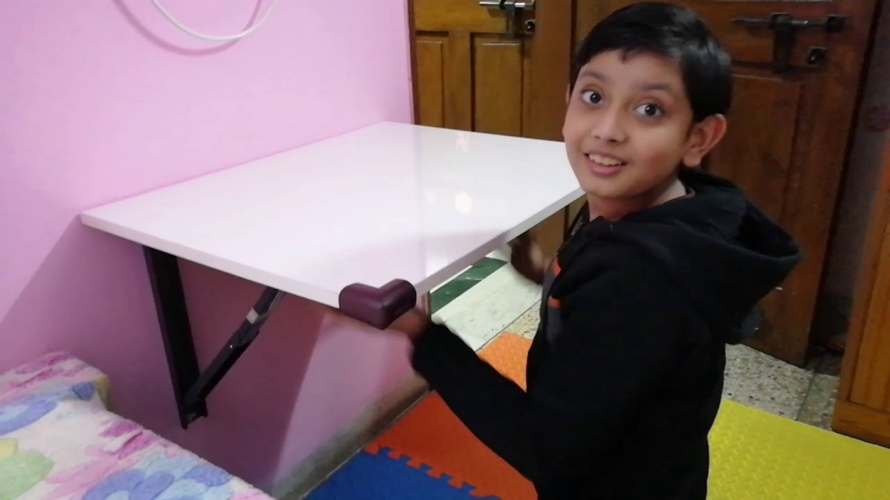 My Invisible Wall Mounted foldable Table Review from amazon Dhruv ...