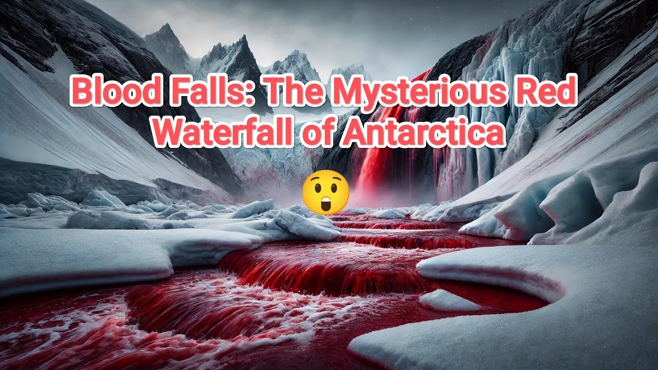 Blood Falls: The Mysterious Red Waterfall of Antarctica! #bloodfalls # ...