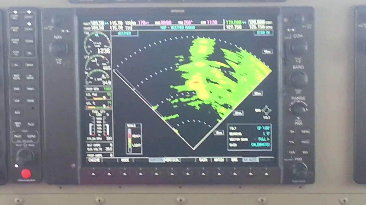 TI-BGX (Cessna 208B Grand Caravan) Weather Radar - YouTube