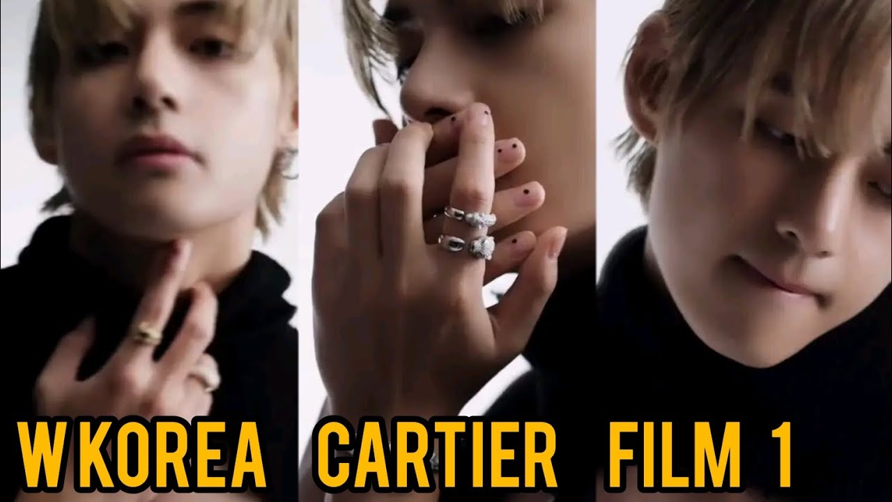 BTS V / Taehyung W Korea Cartier Film 1 #kimtaehyung #소통 #btsv #viral # ...