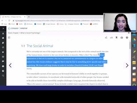 How to use MindTap - Student Overview - YouTube