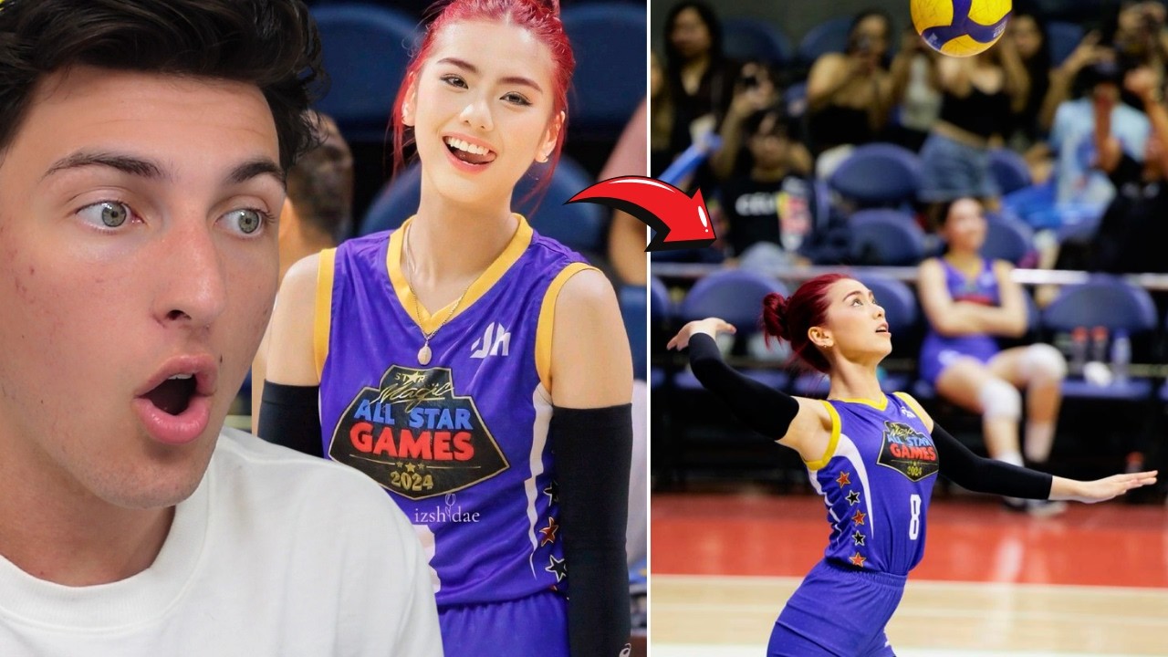 BINI MIKHA VOLLEYBALL HIGHLIGHTS ALL STAR REACTION - YouTube