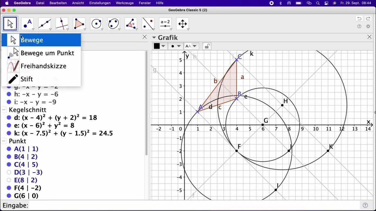GeoGebra Tutorial - Achsenspiegelung in der Ebene (ausführlich) - YouTube