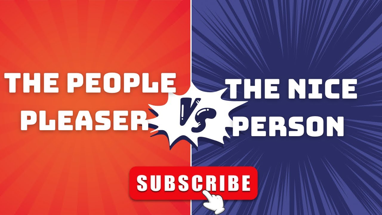 5 signs you are a people pleaser: Not just being nice! - YouTube