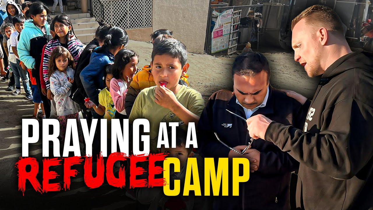 Praying At The Largest Refugee Camp In Mexico! - YouTube
