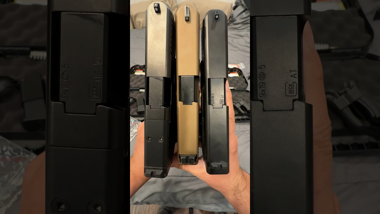 GLOCK 19X vs GLOCK 19 MOS vs GLOCK 19 GEN5 #glock #glizzy #9mm #gen5 # ...