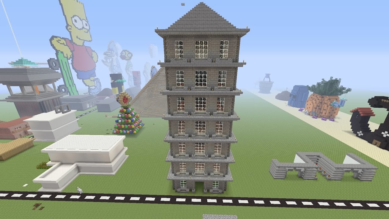 (TUTORIAL) Como hacer un edificio en minecraft - YouTube