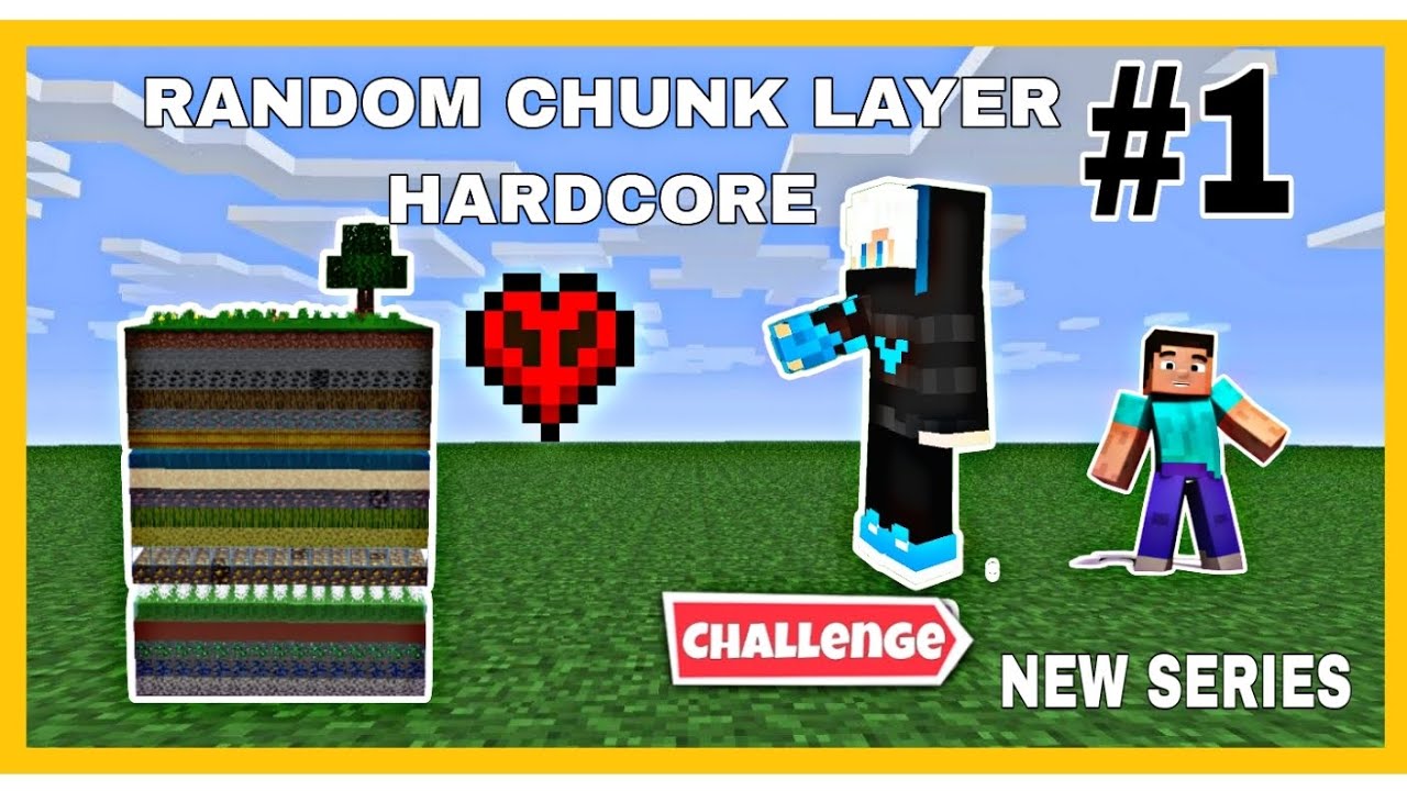||MINECRAFT BUT RANDOM CHUNK LAYER||HARDCORE SERIES||#1 @GamerFleet ...