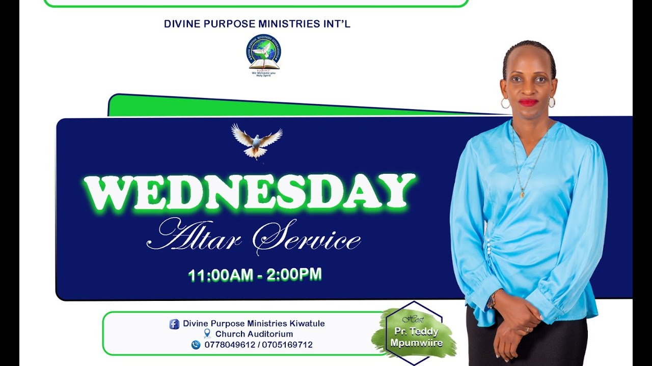 #WEDNESDAY ALTAR SERVICE #divine_purpose_ministries_international - YouTube