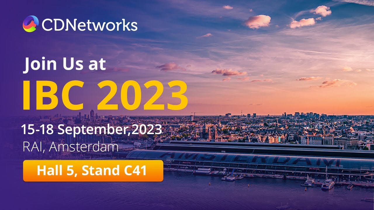 CDNetworks at IBC 2023 - YouTube