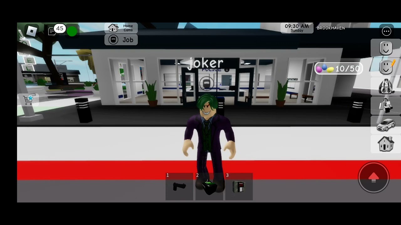 Joker in roblox brook haven rp🏡 - YouTube