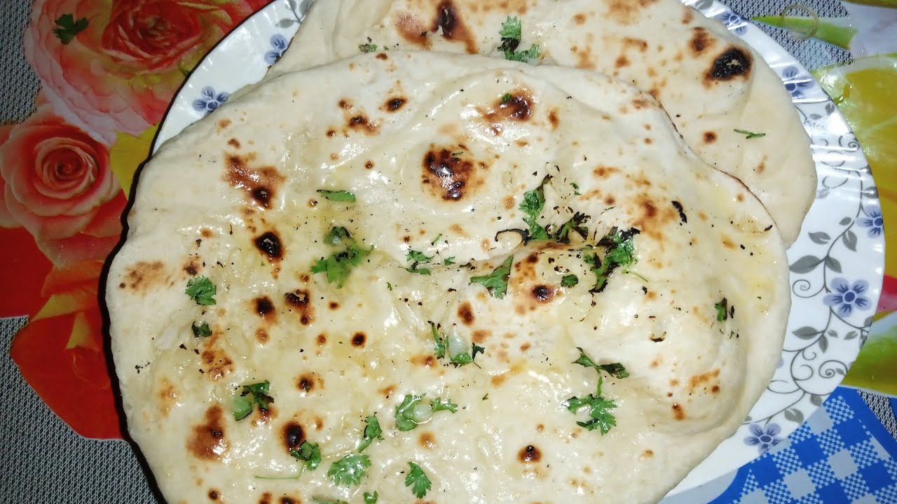 Garlic butter naan recipe by easy cooking - YouTube