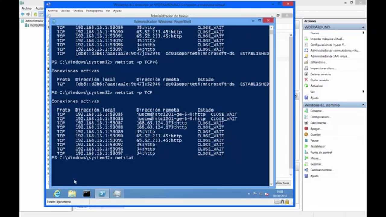 RedesCMD - El comando netstat -p - YouTube