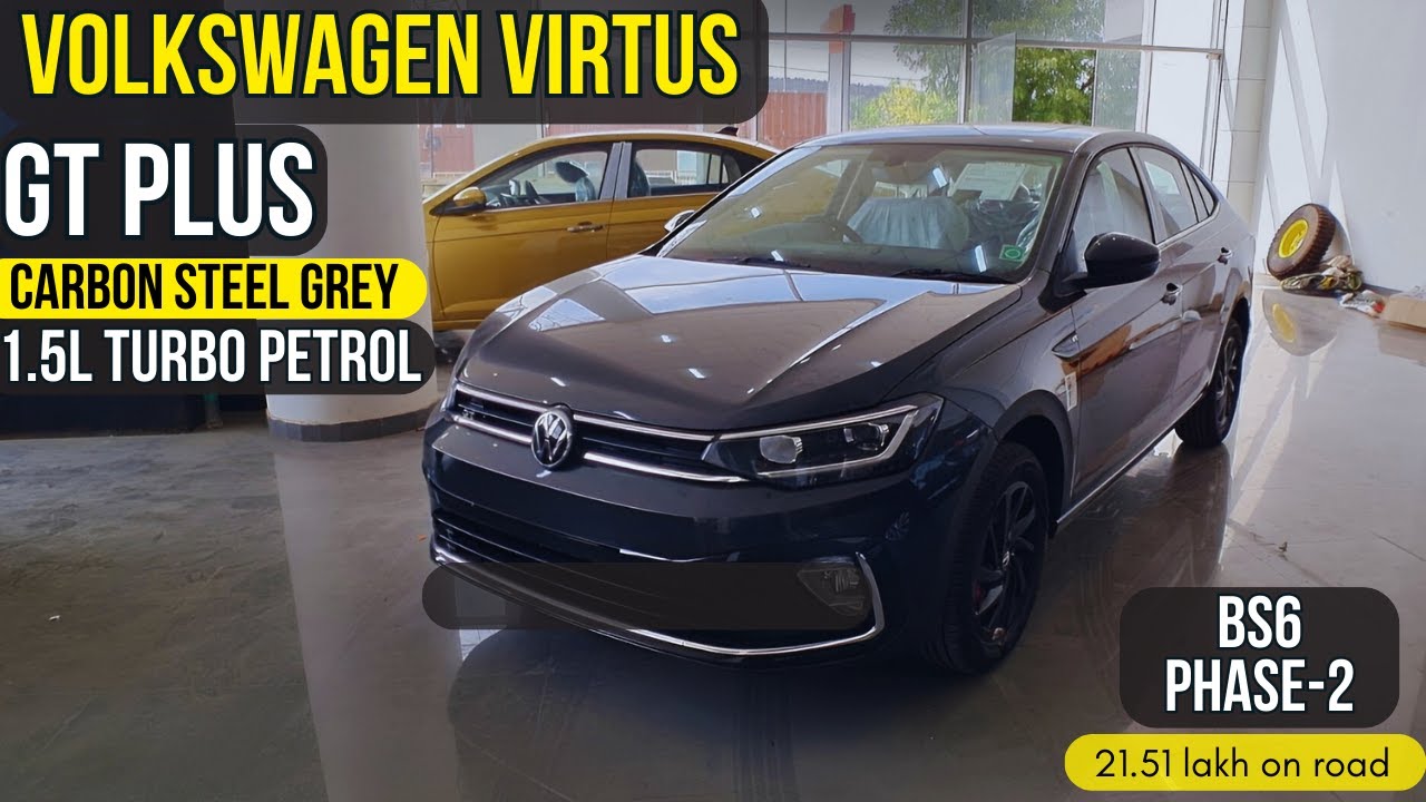 volksagen virtus GT plus carbon steel grey I 1.5 turbo ️ Price ...