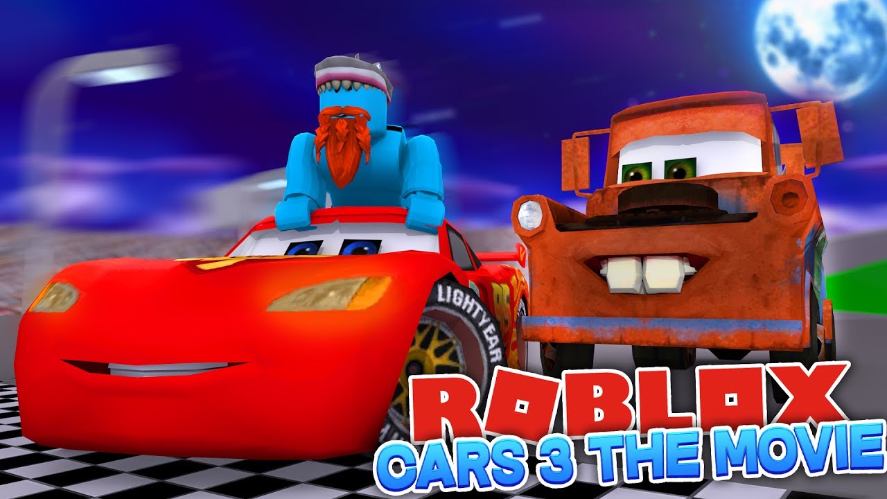 I'M IN THE CARS 3 MOVIE - Sharky Gaming | Roblox - YouTube