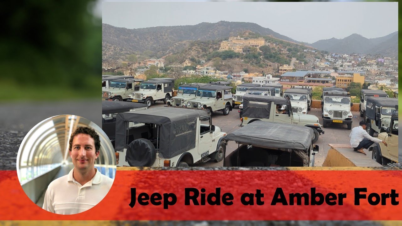 Jeep Ride from Amber (Amer) Palace / Fort in Jaipur, India - YouTube