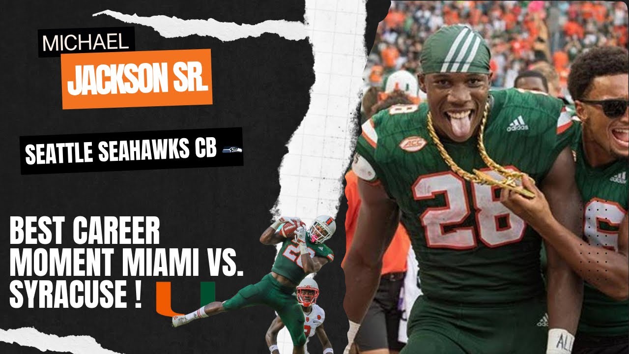 Mike Jackson Sr. Seattle Seahawks CB - Best Moment of Career #nfl # ...