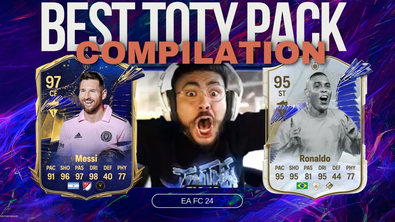 EAFC 24 BEST TOTY PACKS COMPILATION - YouTube