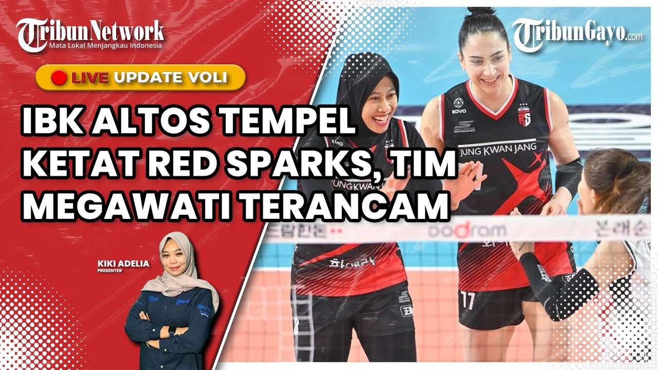 🔴 LIVE KLASEMEN LIGA VOLI KOREA, IBK ALTOS TEMPEL KETAT RED SPARKS, TIM MEGAWATI TERANCAM - YouTube
